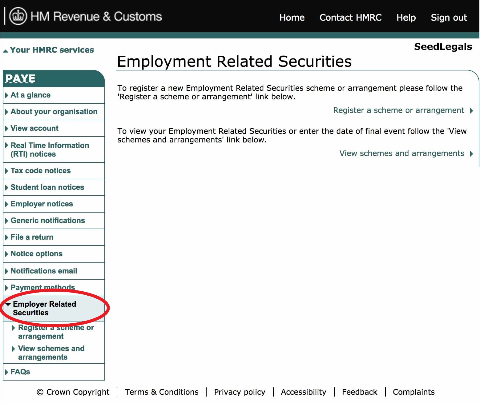 How to register your EMI Option Scheme with HMRC